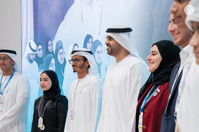 Theyab Bin Mohamed Bin Zayed Attends World Future Energy Summit 2024